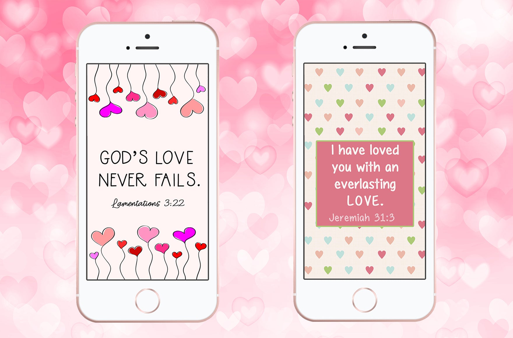 Free Scripture Phone Wallpapers | Valentine's Day Edition – Doses of Grace