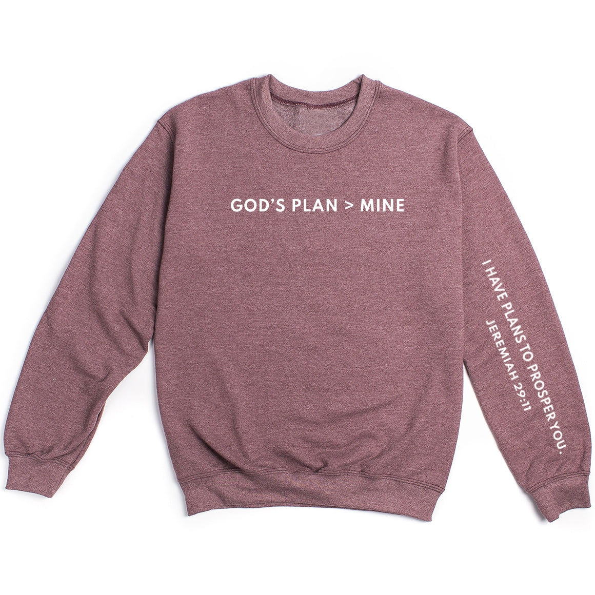 God's Plan Over Mine Sweatshirt – Doses of Grace